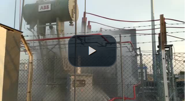 HIGH VELOCITY WATER SPRAY SYSTEM